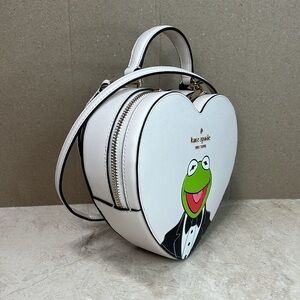 kate spade | Bags | Kate Spade Muppets Kermitt Disney X Heart Love ...